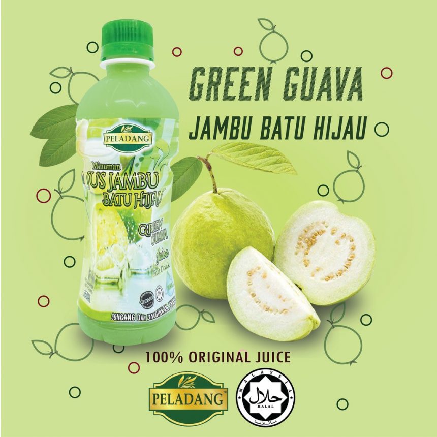PELADANG Green Guava Fresh Juice / Jus Buah Jambu Batu Hijau 300ml ...