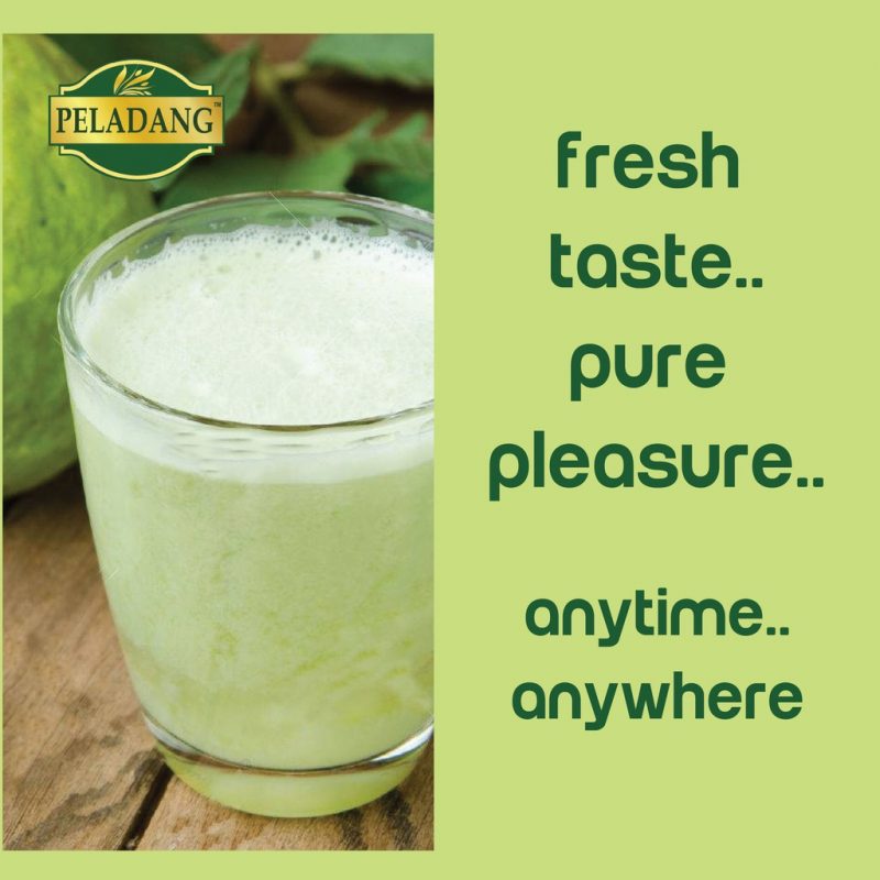 PELADANG Green Guava Fresh Juice / Jus Buah Jambu Batu Hijau 300ml ...