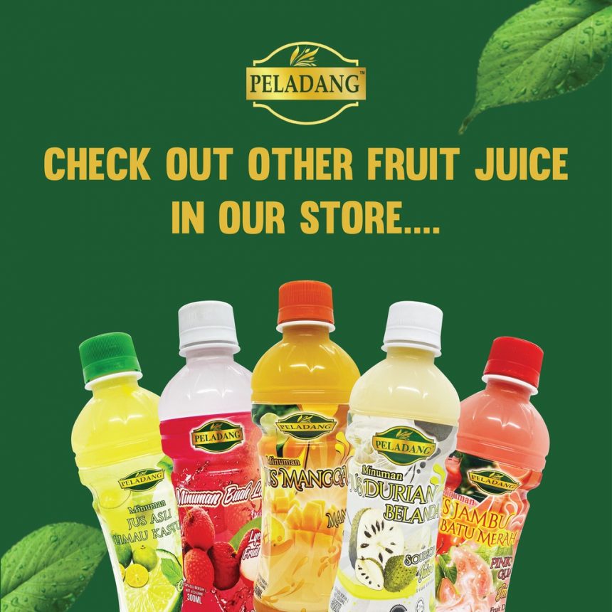 PELADANG Pink Guava Fresh Juice / Jus Buah Jambu Batu Merah 300ml ...