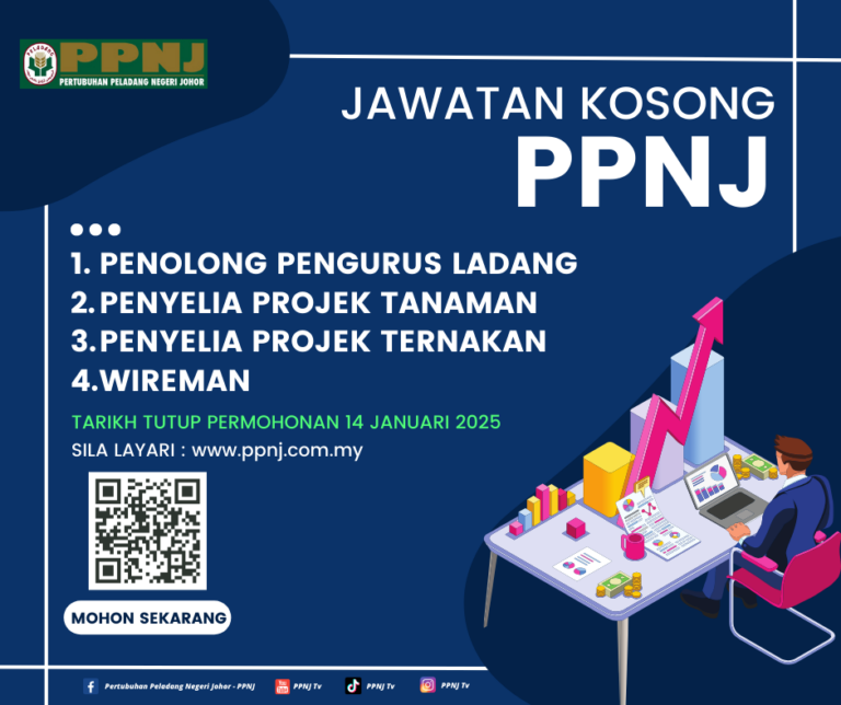 JAWATAN KOSONG – PPNJ – Pertubuhan Peladang Negeri Johor